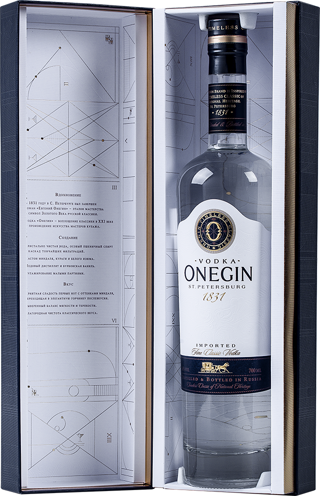VODKA ONEGIN 0,7L IN GESCHENKBOX — InnovativeDrinks.de