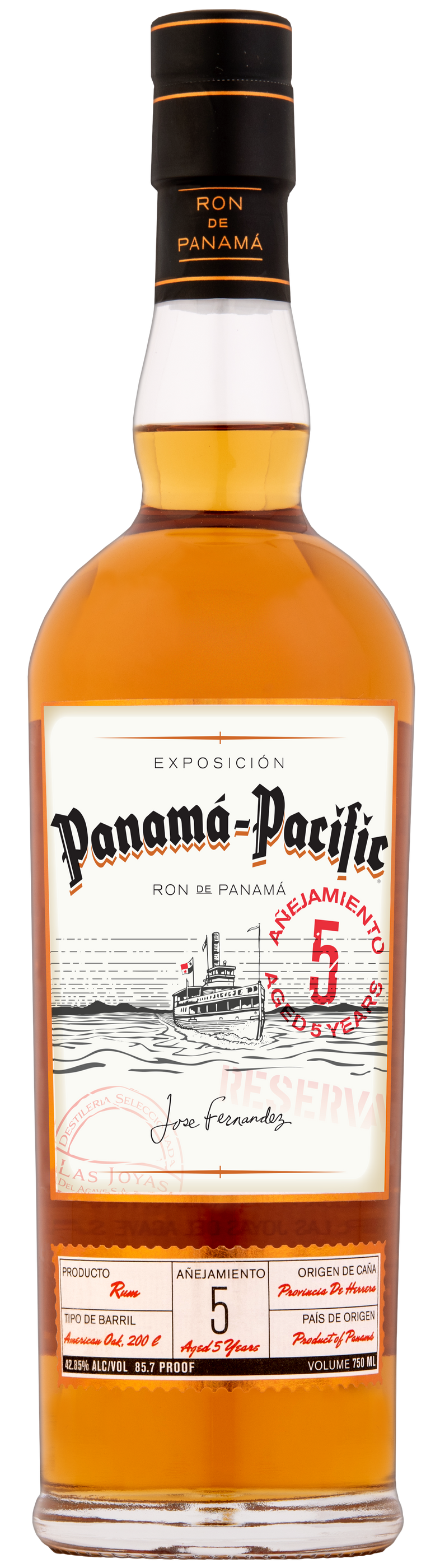 PANAMA PACIFIC RUM 5 YEARS OLD 0,7l — InnovativeDrinks.de